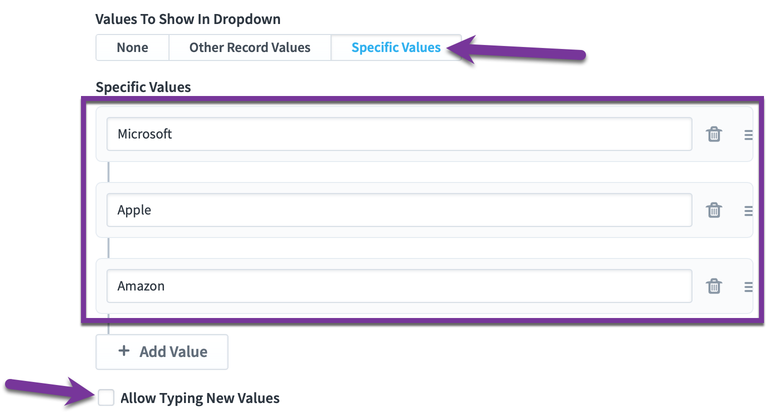 Single Field Widgets – Spider Strategies Support